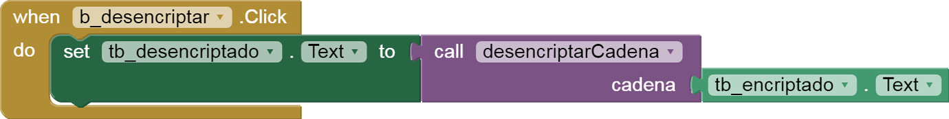 Example Of Functions To Encryptdecrypt Text Open Source Development Mit App Inventor Community