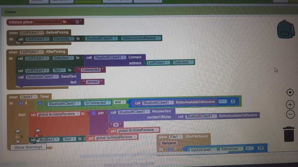 Receiving Multiple data from bluetooth - MIT App Inventor Help - MIT App Inventor Community