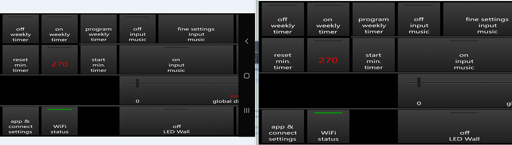 Why is the full screen size is smaller in app than the physical screen ...