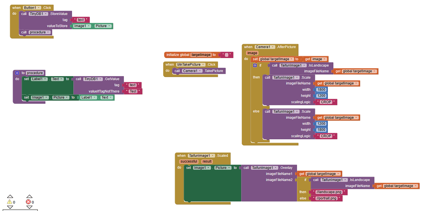 How Save a Image to own Storage with TinyDB - MIT App Inventor Help ...