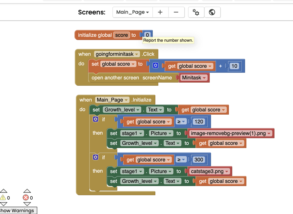 Error from Companion: error: unrecognized method. (irritants: setLeft) - App Inventor for iOS ...