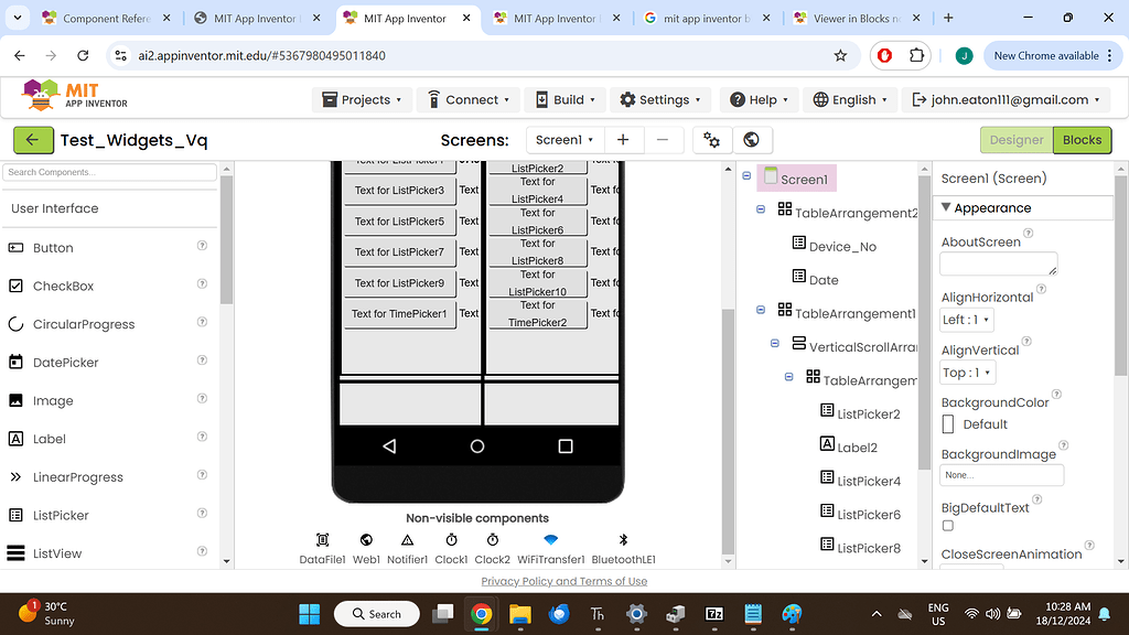 Non-visible components do not appear in Blocks view - MIT App Inventor Help - MIT App Inventor ...
