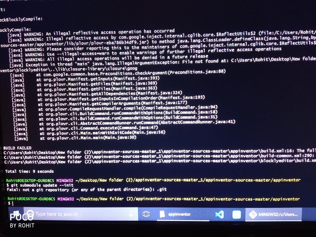 App Inventor Builder (Problem) git submodule update --init - Open Source Development - MIT App ...