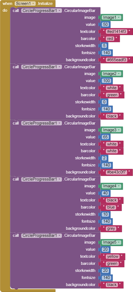 Circle Progress Bar extension - Extensions - MIT App Inventor Community