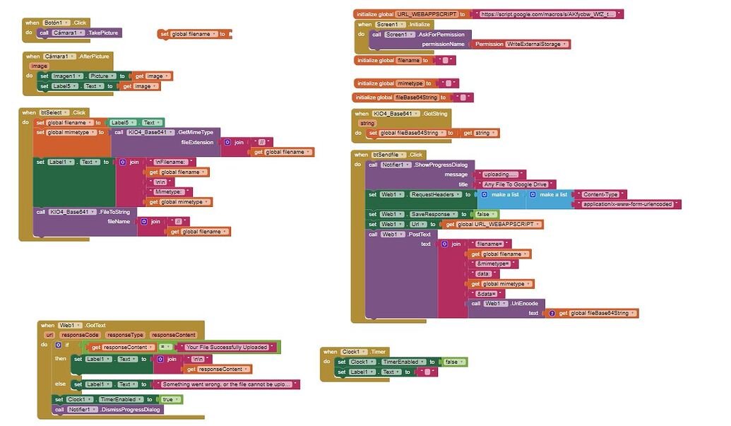 Upload to Google Drive - MIT App Inventor Help - MIT App Inventor Community