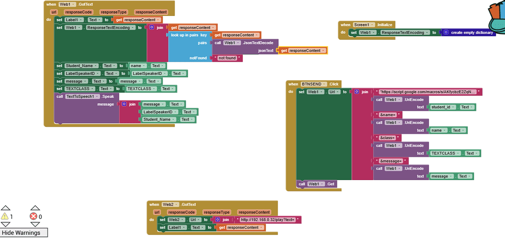 Error is comming in ai companion - MIT App Inventor Help - MIT App ...