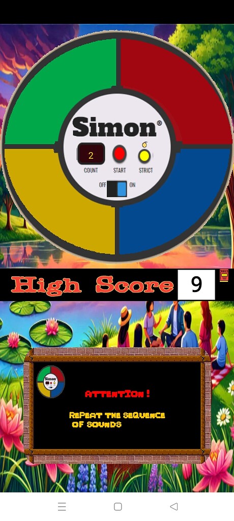 Arcade Game Simon (says) - App Showcase - MIT App Inventor Community