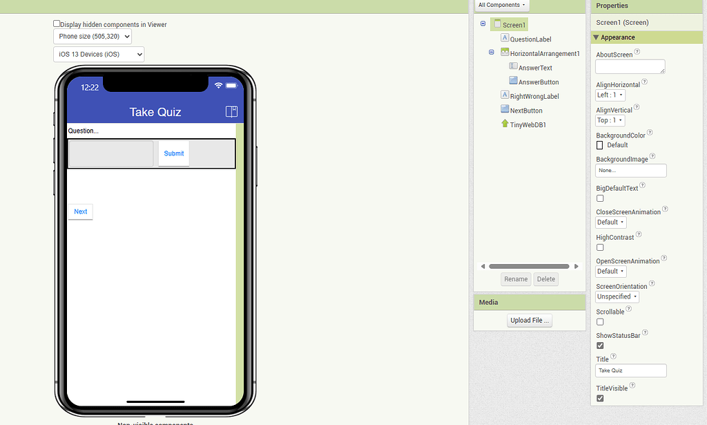Help with Make/Take Quiz Apps - MIT App Inventor Help - MIT App Inventor Community