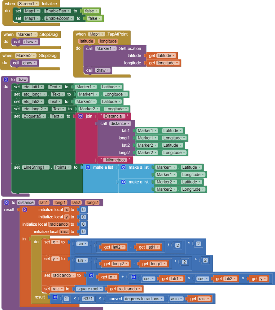 Map distance Haversine. Marker. Drag. LineString - Tutorials and Guides ...