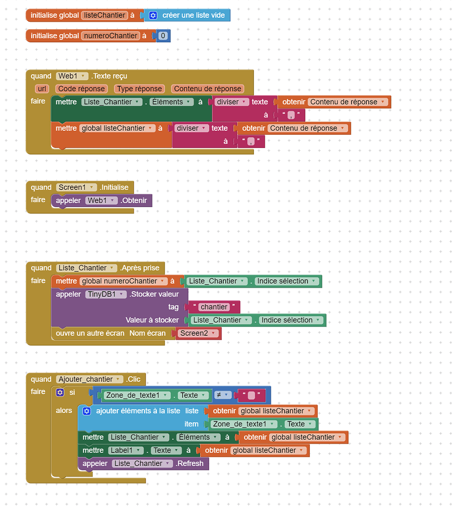 Save data on WEB component - MIT App Inventor Help - MIT App Inventor ...