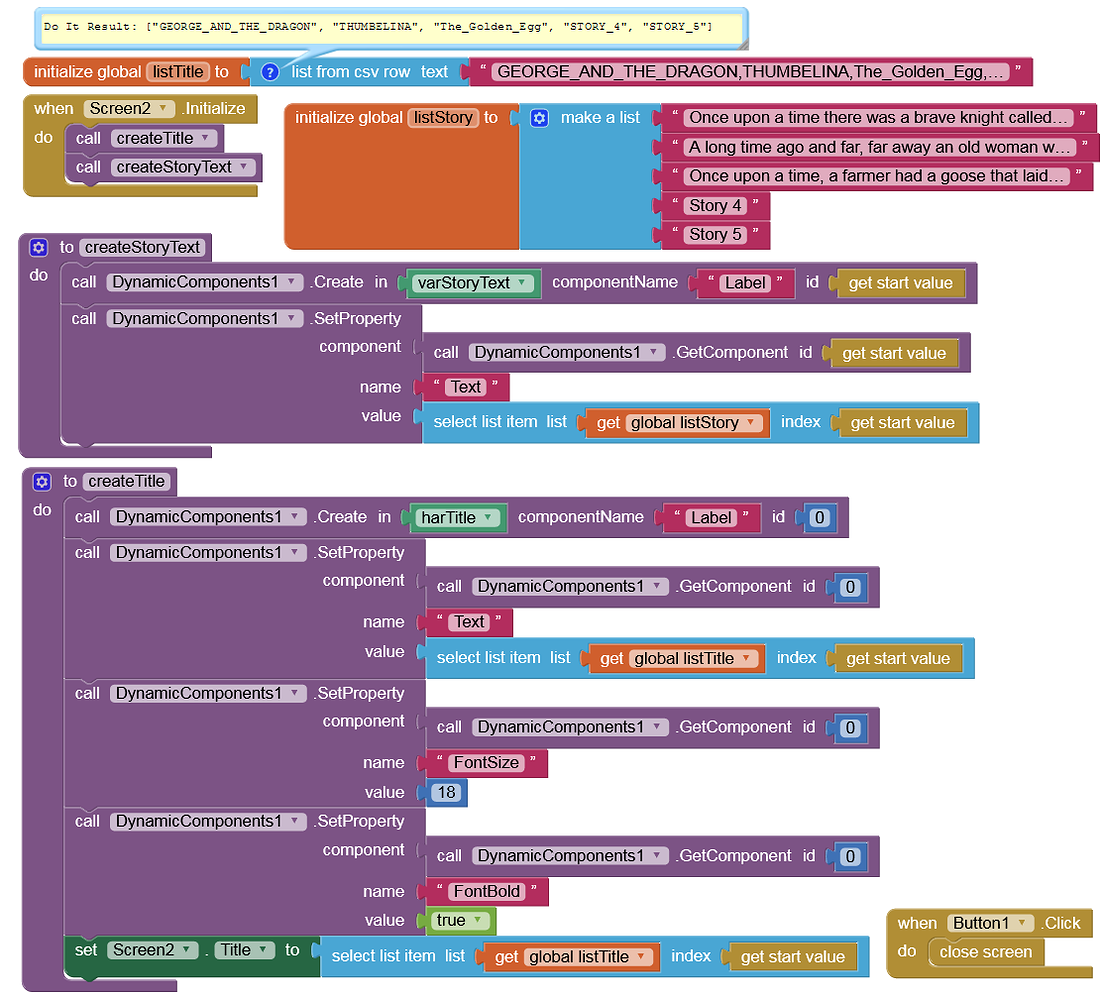 Change label text - MIT App Inventor Help - MIT App Inventor Community Change label text - MIT App Inventor Help - MIT App Inventor Community