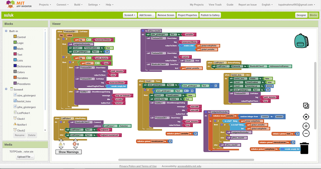 I have problem with firebase and boolean - App Inventor for iOS - MIT ...