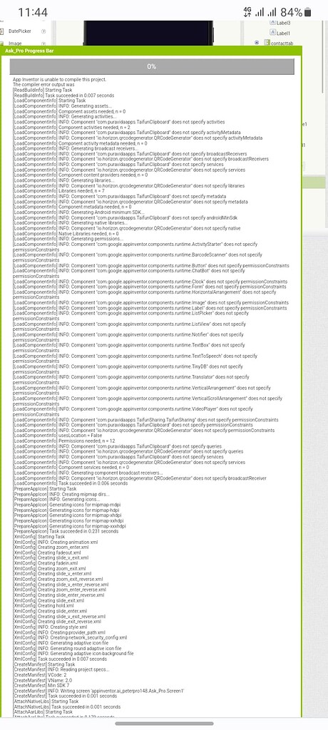 App inventor unable to compile project (Component does not specify ... App inventor unable to compile project (Component does not specify ...