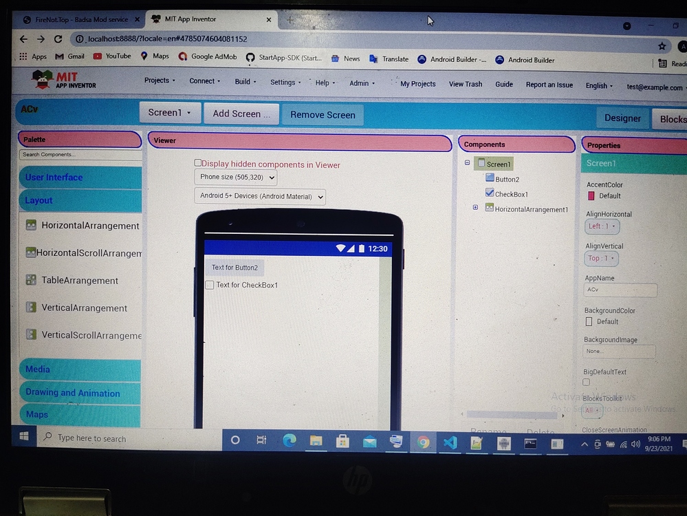 App inventor user interface modification - Open Source Development ...