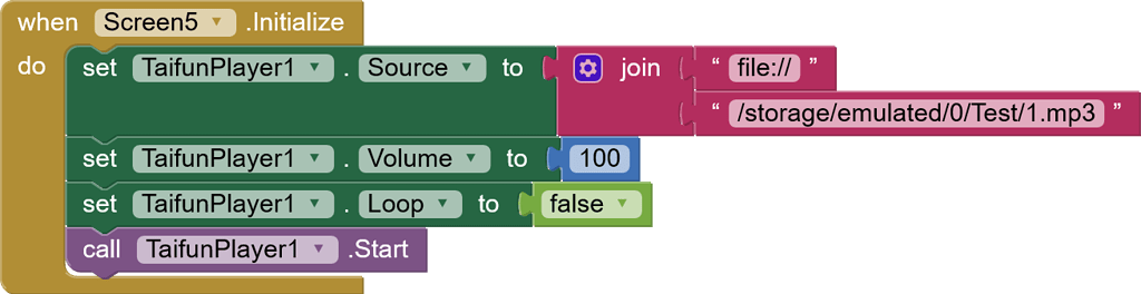 Taifun Player Extension little noise sound at the end of a mp3-track - MIT App Inventor Help ...