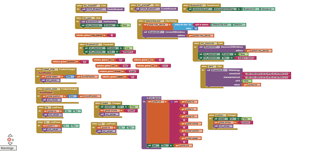 How To Receive String Value Over Using Curieble With Mit App Inventor