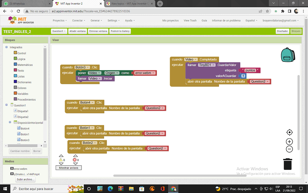 Como cambiar origen al reproductor de video - MIT App Inventor Help ...