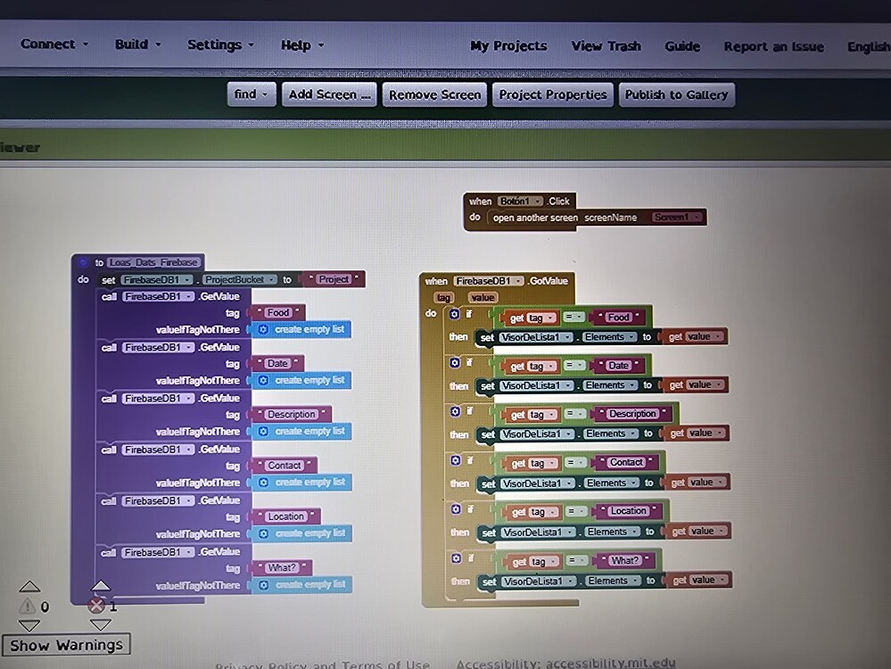 Display the firebase data on a listview - MIT App Inventor Help - MIT App Inventor Community