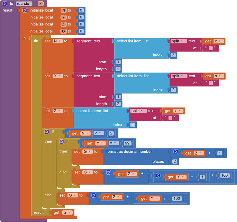 Math blocks, rounding even numbers - MIT App Inventor Help - MIT App ...