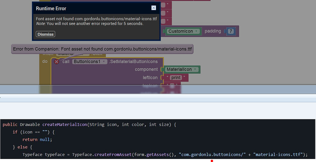 [F/OS] 🔘 Button Icon Extension - Android, Material and Custom Icons - Extensions - MIT App ...