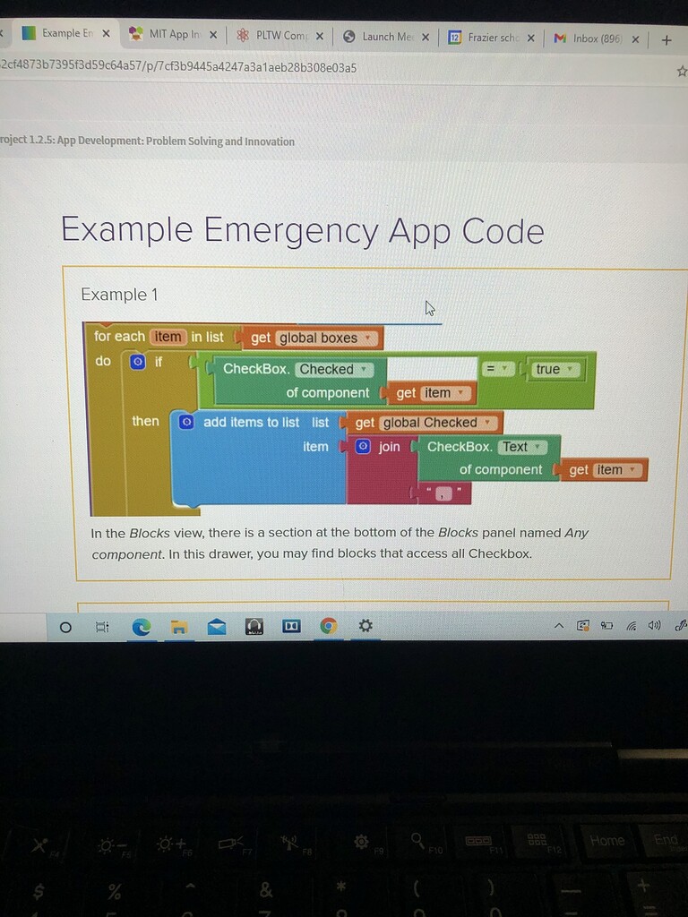 I need help creating a checklist and then sharing it! - MIT App ...