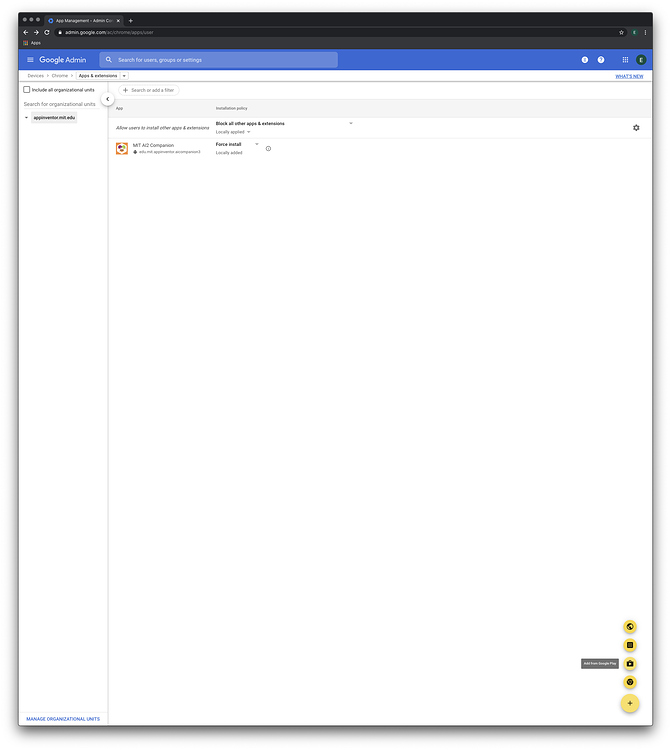 App Inventor Setup Software installation for Chromebook - MIT App ...