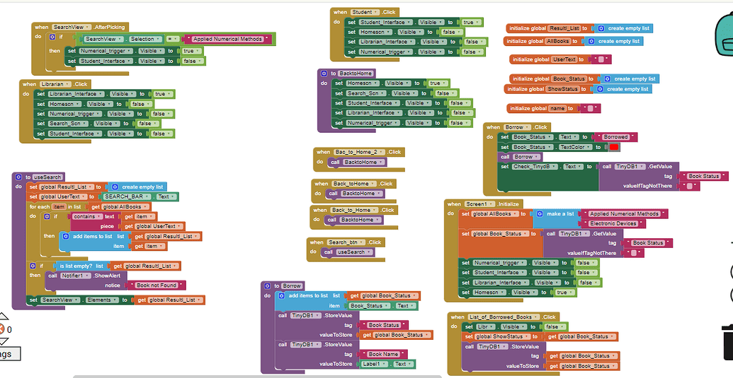 How Do You Make A Library Management App Mit App Inventor Help Mit App Inventor Community 