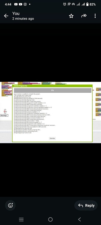 Unable to build my apk - MIT App Inventor Help - MIT App Inventor Community