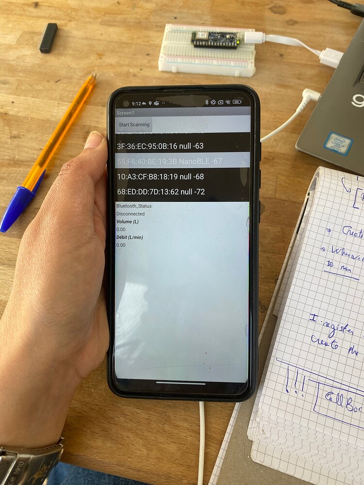 App inventor Nano BLE 33 - MIT App Inventor Help - MIT App Inventor ...