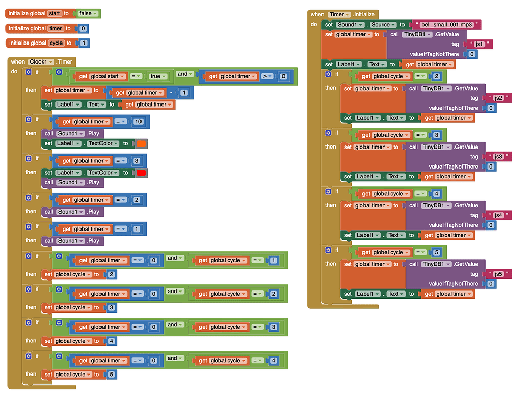 Multiple countdown timer problems - MIT App Inventor Help - MIT App ...