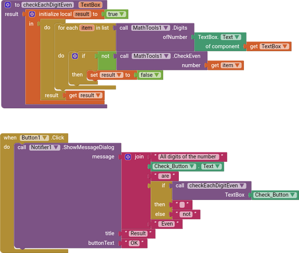 Check If Each Number Is Divisible By 2 General Discussion MIT App Inventor Community