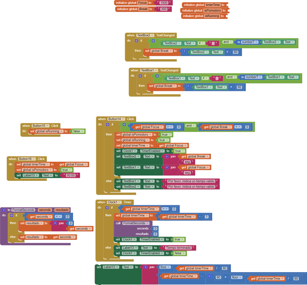 I'm starting to learn to program and I'm creating a pomodoro timer and I can't find what the ...