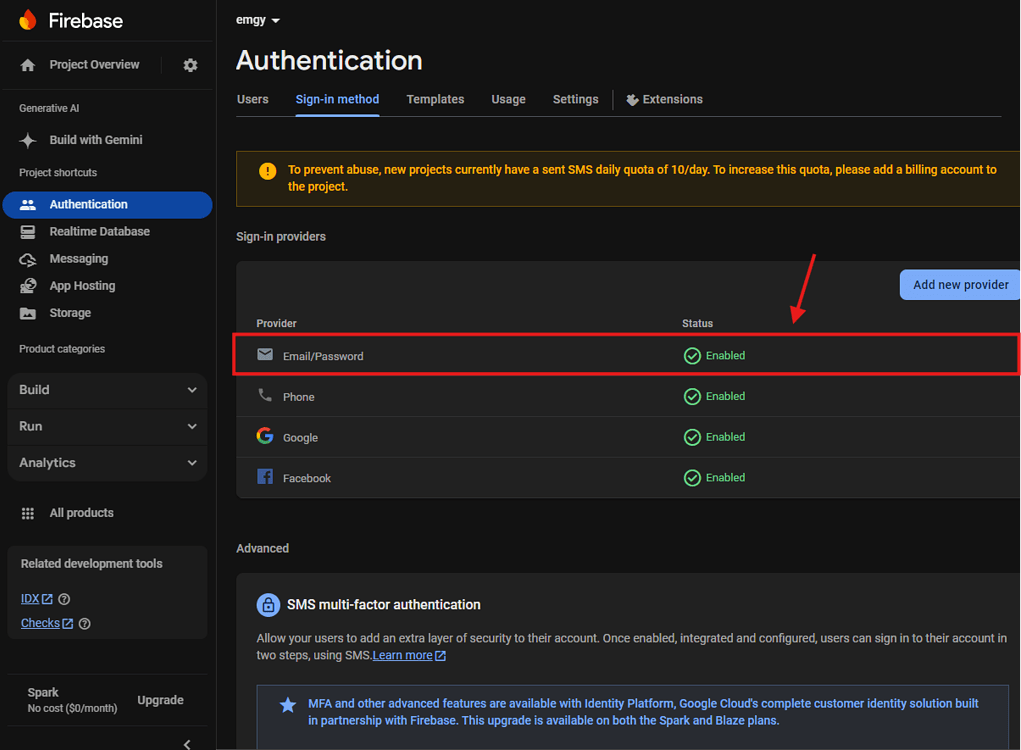 [Free] Extension to Sign-up & Sign-in with email and password using (Firebase Authentication ...