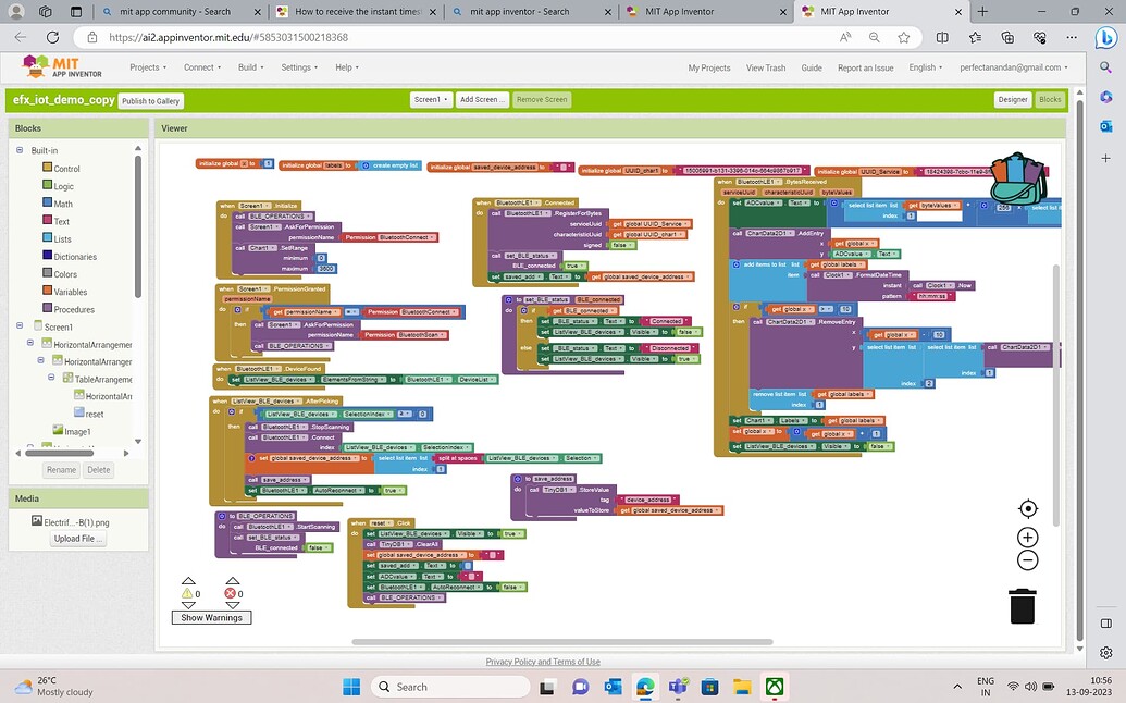 How to receive the instant timestamp of ADC value received for BLE ...