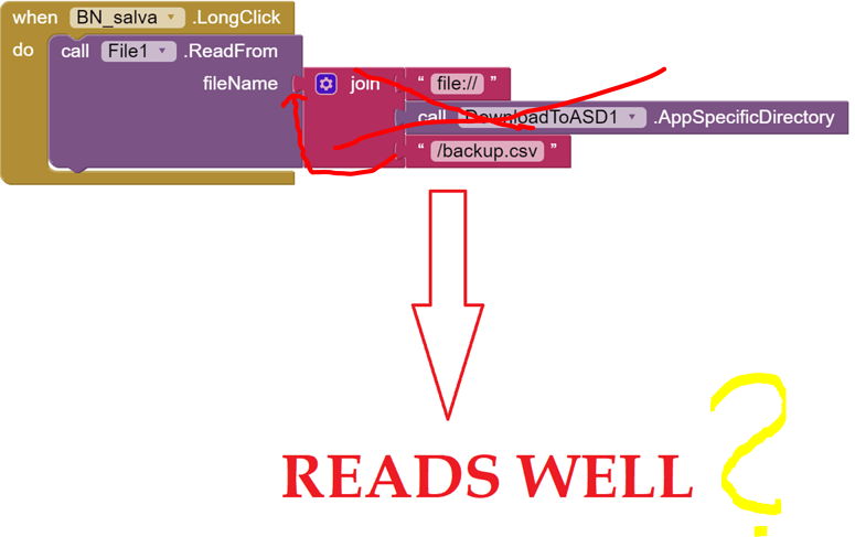 How do I save a CSV file in the ASD and share it from there? - MIT App Inventor Help - MIT App ...