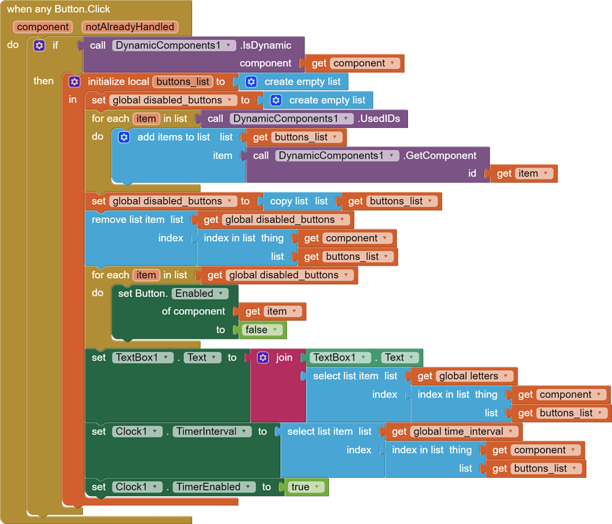 Clock and textbox and button - MIT App Inventor Help - MIT App Inventor ...