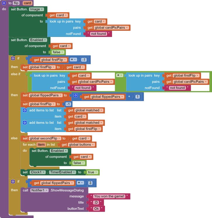 Memory Game for Class - MIT App Inventor Help - MIT App Inventor Community