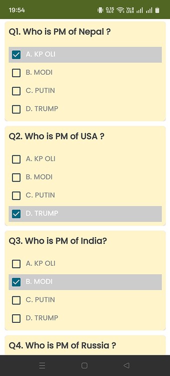 MCQ Quiz UI : Create MCQ Quiz Exam - Extensions - MIT App Inventor ...