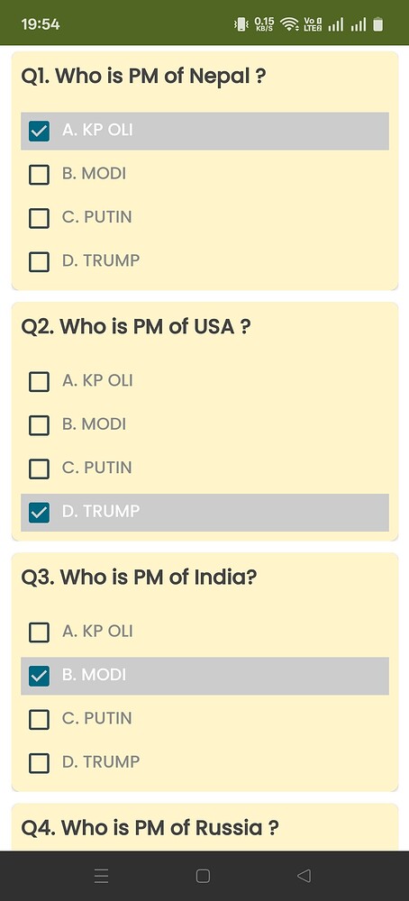 MCQ Quiz UI : Create MCQ Quiz Exam - Extensions - MIT App Inventor ...