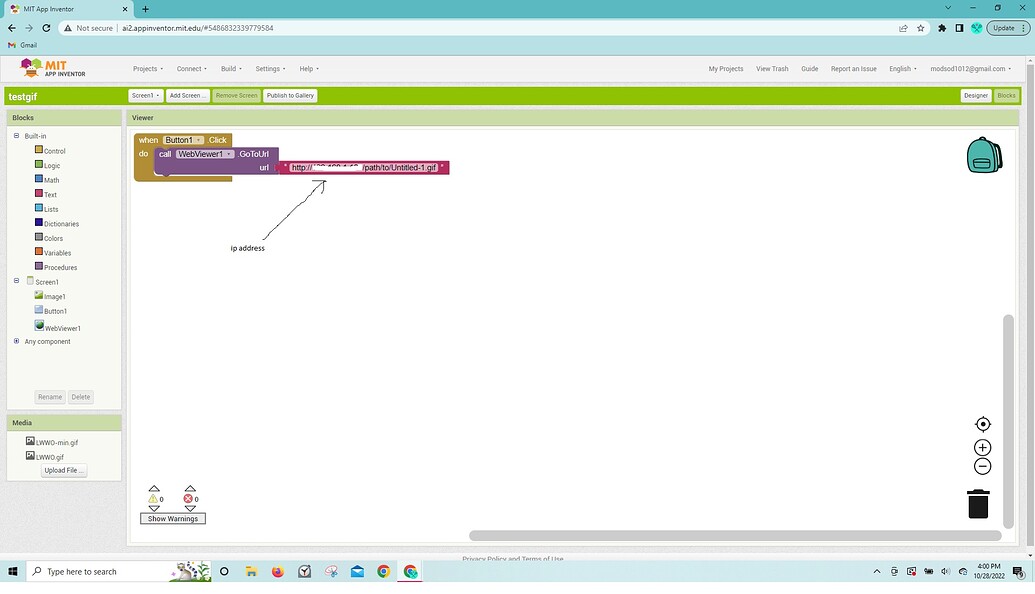 How do you Display Gif Without Error? - App Inventor for iOS - MIT App ...