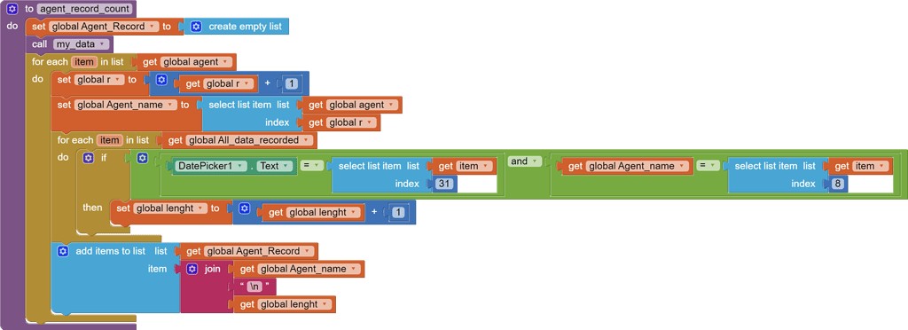 How can I use two for each item? - MIT App Inventor Help - MIT App ...