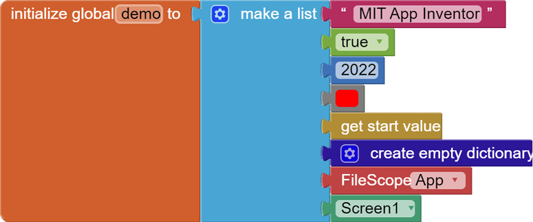 Intro Some Basics About Variables And Lists Tutorials And Guides Mit App Inventor Community