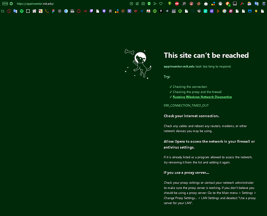 Help Website Not Work Bugs And Other Issues Mit App Inventor