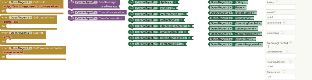 [F/OS] OpenAI Agent Extension for MIT App Inventor - Extensions - MIT ...