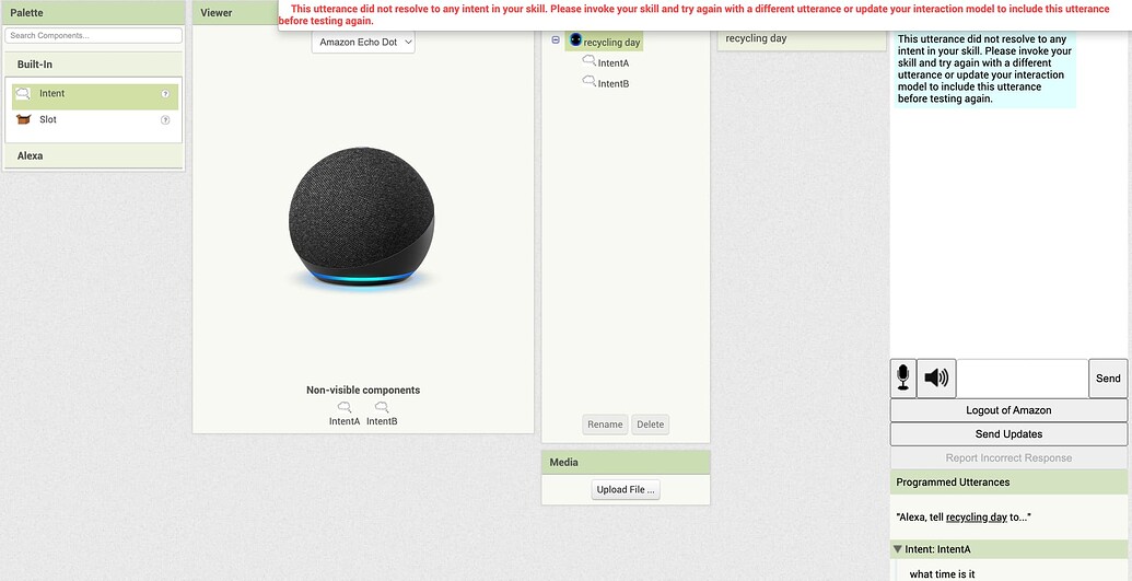 Simple alexa skill does not work - MIT App Inventor Alexa - MIT App Inventor Community