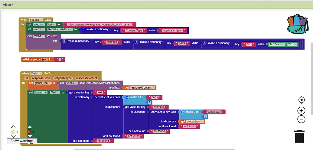 Runtime error when making gemini chat bot - MIT App Inventor Help - MIT ...