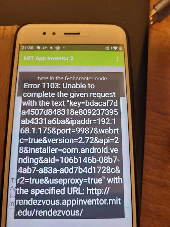 App Inventor Started taking very long to connect to Android Companion - Bugs and Other Issues ...