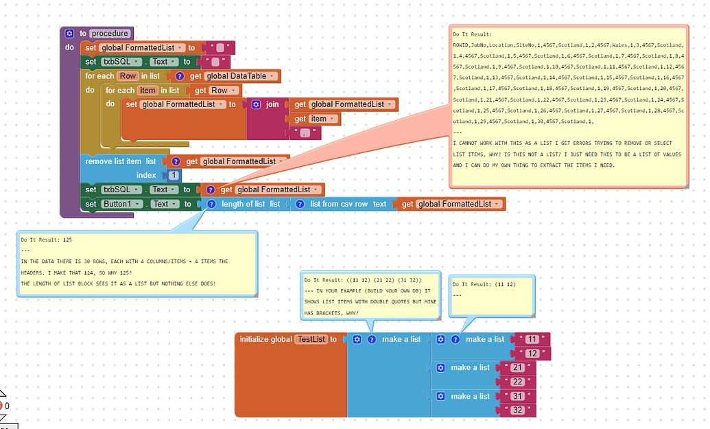 Preparing and selecting received content from mysql DB - MIT App ...