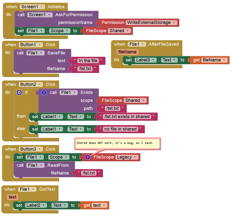 Some basics on Android storage system - #78 by Anke - Tutorials and Guides - MIT App Inventor ...