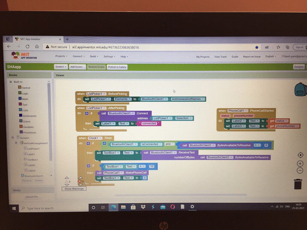Error- Bad arguments of operation not accepting any argument - MIT App Inventor Help - MIT App ...